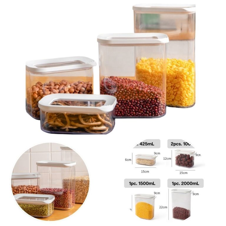 Minhaj Homeware – Food Storage Containers 5piece Set ZH-108357/5 – Kwik ...