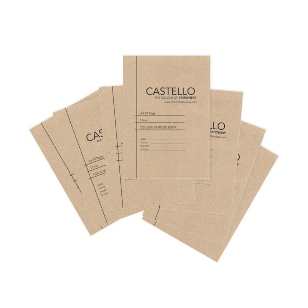 Castello Exercise Books 72pages – Pack of 20 – Kwik Kat South Africa